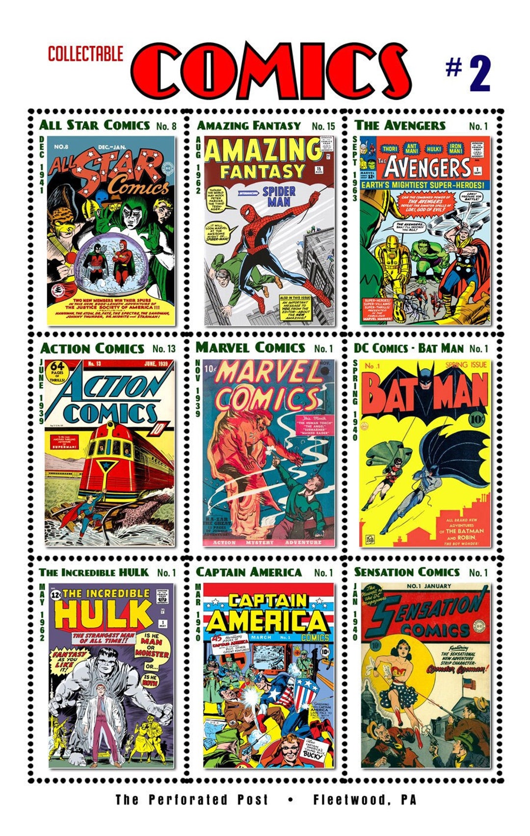 Comic Book Tribute - Sheet #2 - the Most Sought-after Comic Books Ever ...