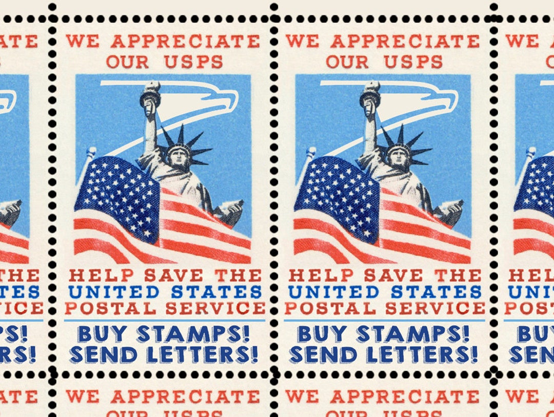 SAVE Our Postal Service #3 - Buy Stamps! - Send Letters! Artistamps ...