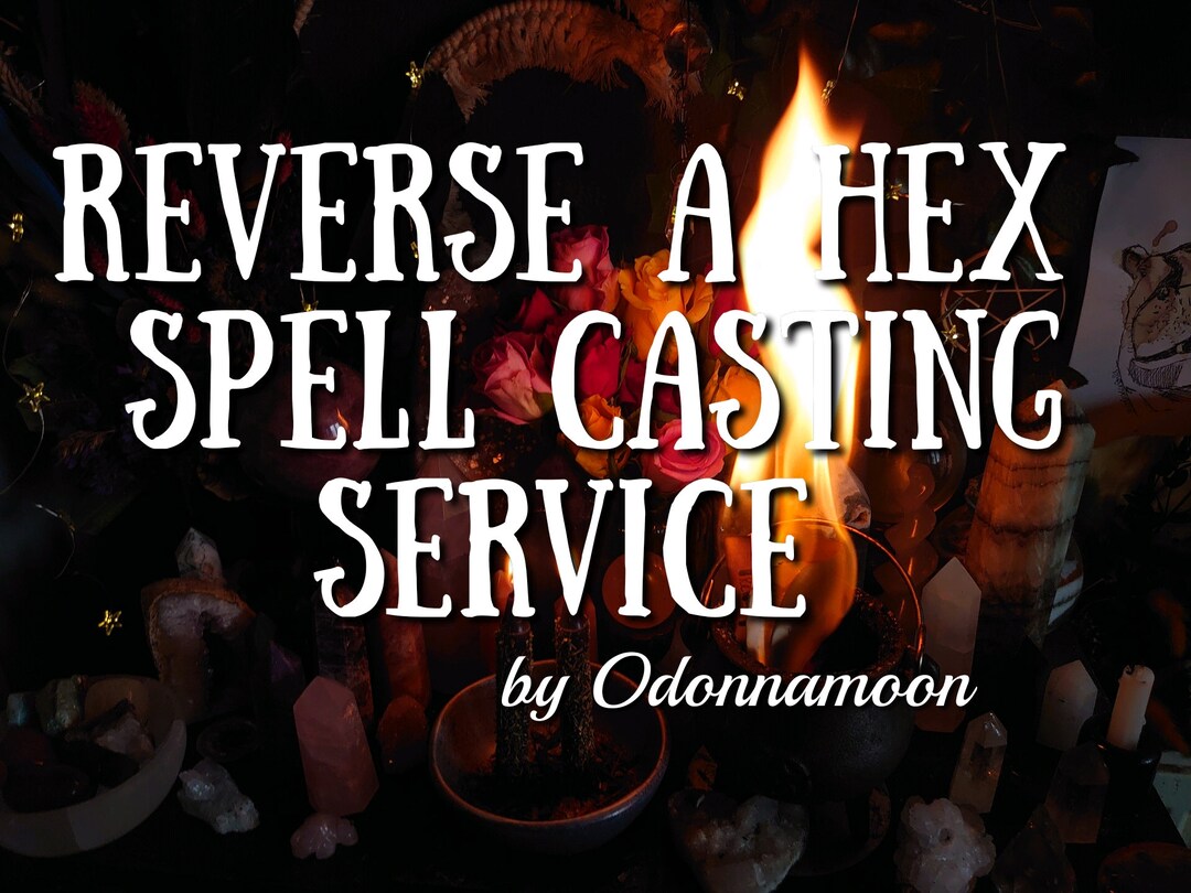 Reverse a Hex Candle Witchcraft Ritual Spell Photos Within - Etsy