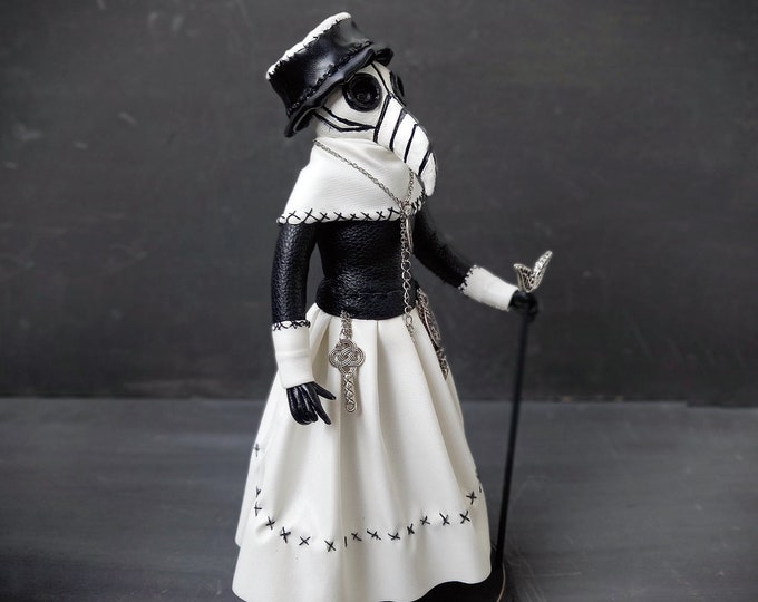 Plague Doctor Art Doll, Plague Nurse, Medieval Decor, Gothic Home Decor ...