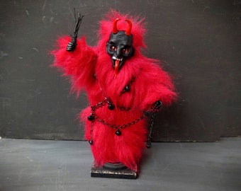 Krampus Figurine, Creepy Christmas, Horror Decor - Etsy