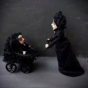 Gothic Vampire Doll, Creepy Horror Doll, Halloween Decor, Vampire Baby ...