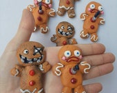 Killer Gingerbread Man Statues