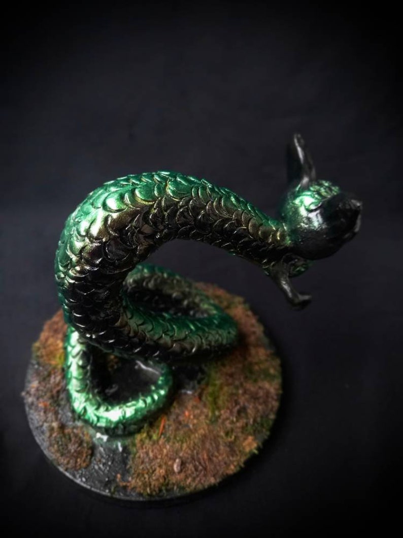Tatzelwurm Cryptid Decor Creature Art Doll Mythology Art - Etsy