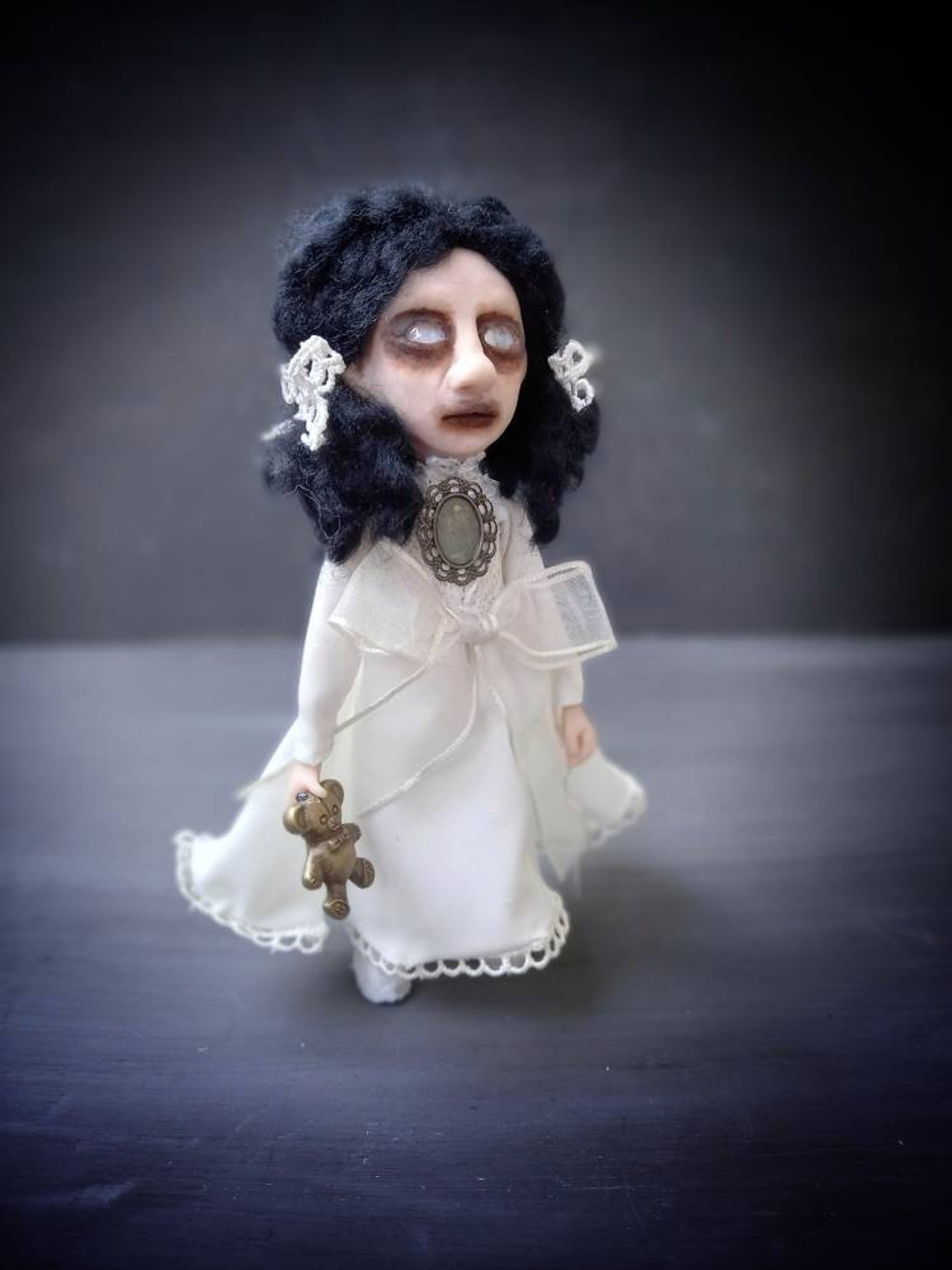 Ghost Art Doll Haunted Doll Halloween Decorations Horror Etsy