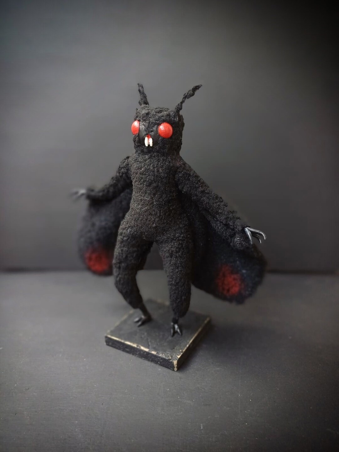 Mothman Doll, Cryptid Decor, Cryptozoology, West Virginia - Etsy