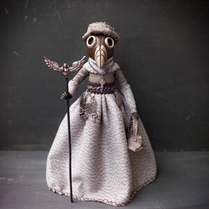 Plague Doctor Art Doll, Plague Nurse, Medieval Decor, Gothic Home Decor ...