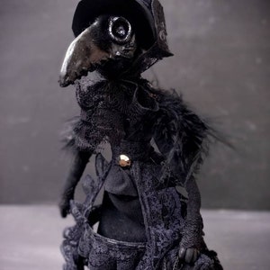 Plague Doctor Art Doll Plague Nurse Medieval Gothic Decor - Etsy