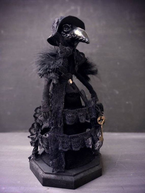 Plague Doctor Art Doll Plague Nurse Medieval Gothic Decor - Etsy