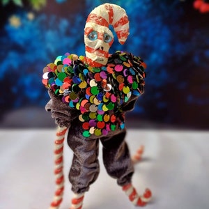 Christmas Candy Poseable Art Doll, Christmas Decor, Creepy Christmas ...