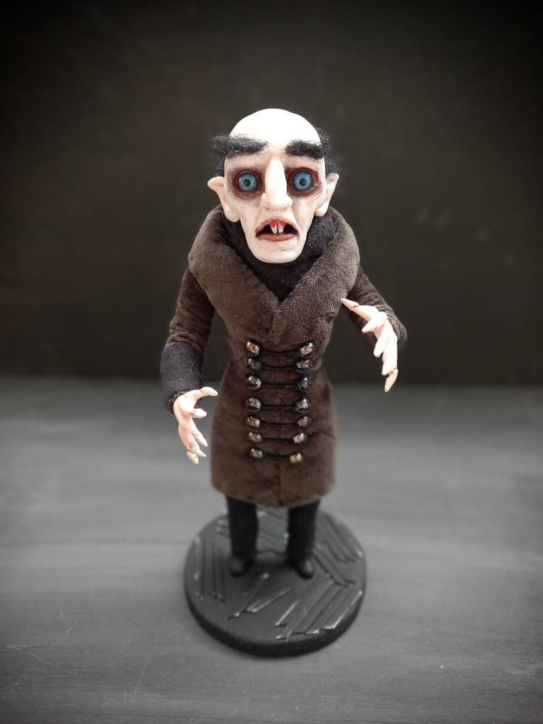 Nosferatu Horror Doll Horror Decor Vampire Ooak Art Doll - Etsy