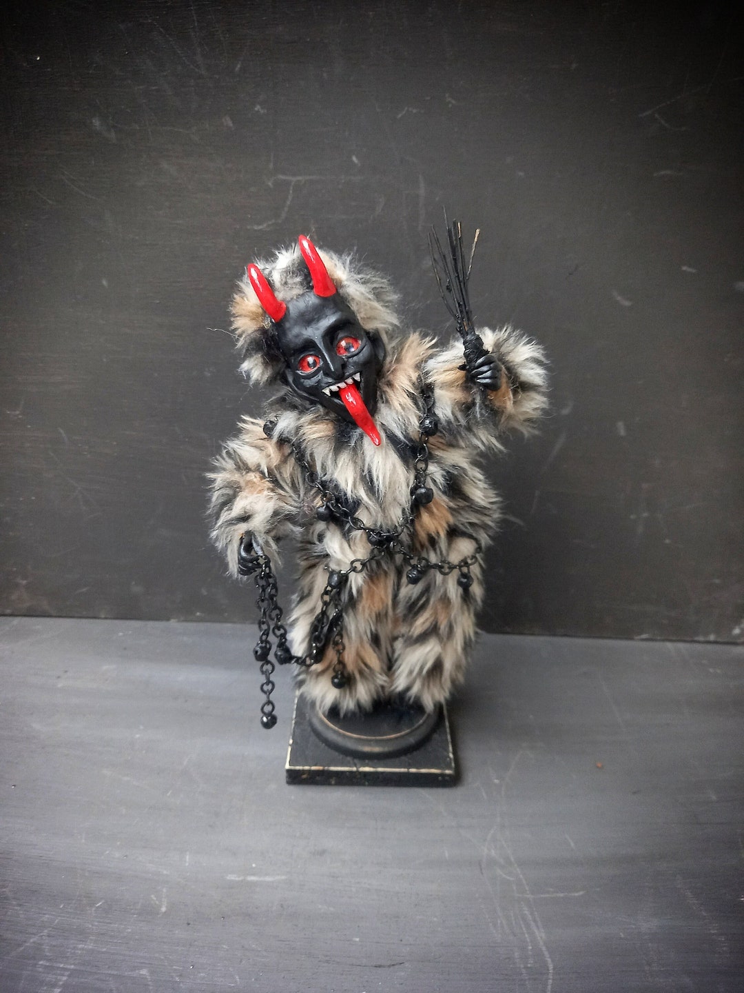 Krampus Figurine Creepy Christmas Horror Decor - Etsy