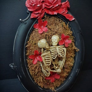 Skeleton Couple, Eternal Love, Till Death Do Us Apart, Gothic Valentine ...