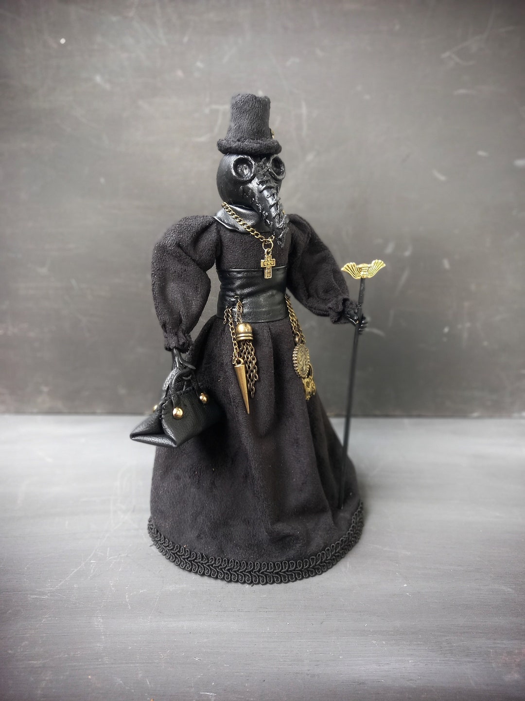 Plague Doctor Art Doll, Plague Nurse, Medieval Decor, Gothic Home Decor ...