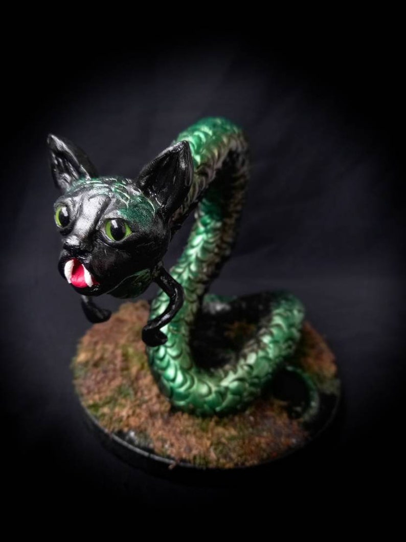 Tatzelwurm Cryptid Decor Creature Art Doll Mythology Art - Etsy