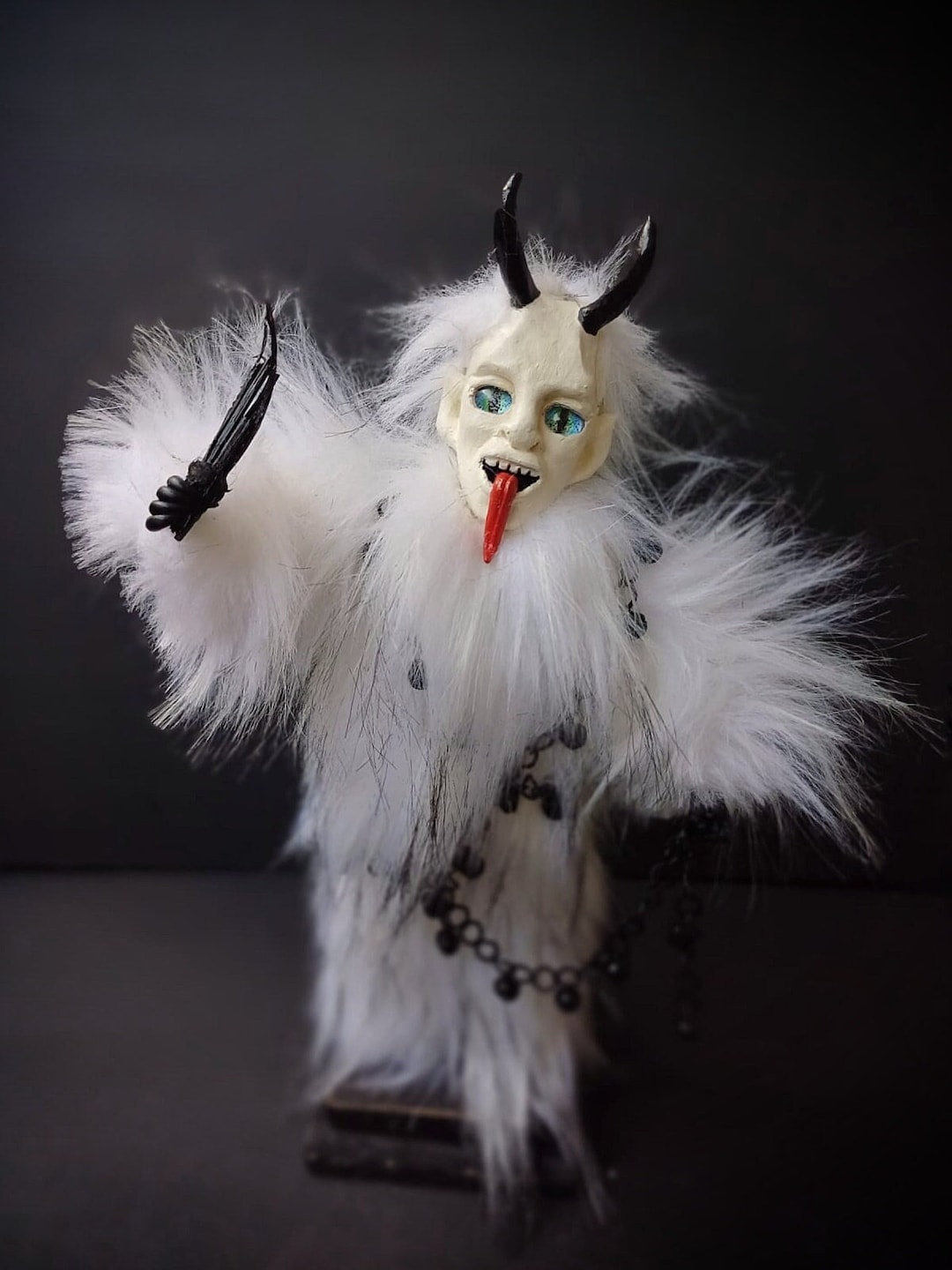 Krampuslauf Krampus Figure, Creepy Christmas Doll, Krampusnacht, Devil ...