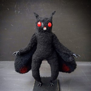 Mothman Doll Cryptid Decor Cryptozoology West Virginia - Etsy
