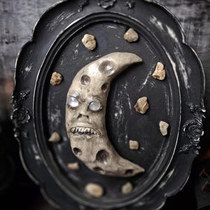 Moon Phase Wall Art – Gothic Celestial Decor, Dark Academia Witchy ...