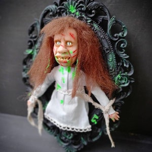 The Exorcist Regan Horror Wall Art, Demon Horror Decor, Gothic Doll - Etsy