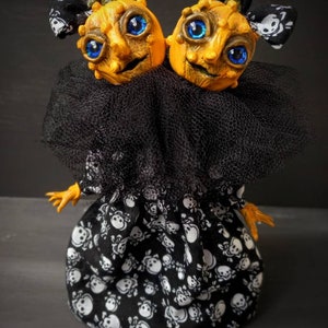 Pumpkin Doll Siamese Twins Conjoined Twins Halloween Decor - Etsy