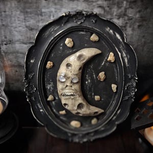 Moon Phase Wall Art – Gothic Celestial Decor, Dark Academia Witchy ...