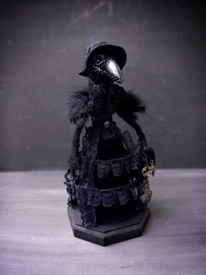 Plague Doctor Art Doll Plague Nurse Medieval Gothic Decor - Etsy