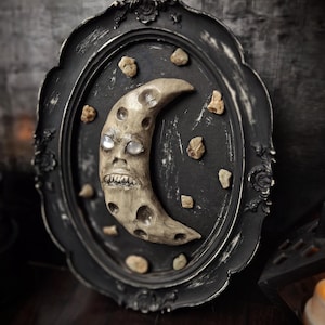 Moon Phase Wall Art – Gothic Celestial Decor, Dark Academia Witchy ...