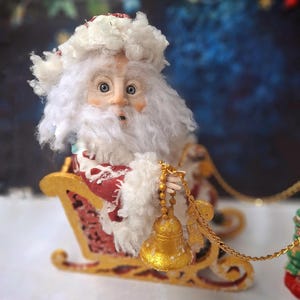 Santa Claus Figurine, Father Christmas, Christmas Decor, Christmas Gift ...