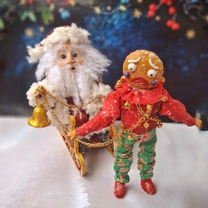 Santa Claus Figurine, Father Christmas, Christmas Decor, Christmas Gift ...