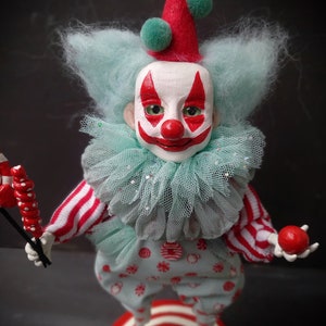 Scary Clown Figurine Creepy Clown Doll Dark Circus Freak - Etsy