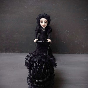 Gothic Vampire Doll, Creepy Horror Doll, Halloween Decor, Vampire Baby ...