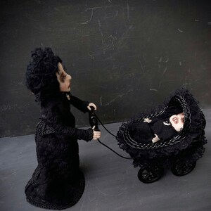 Gothic Vampire Doll, Creepy Horror Doll, Halloween Decor, Vampire Baby ...