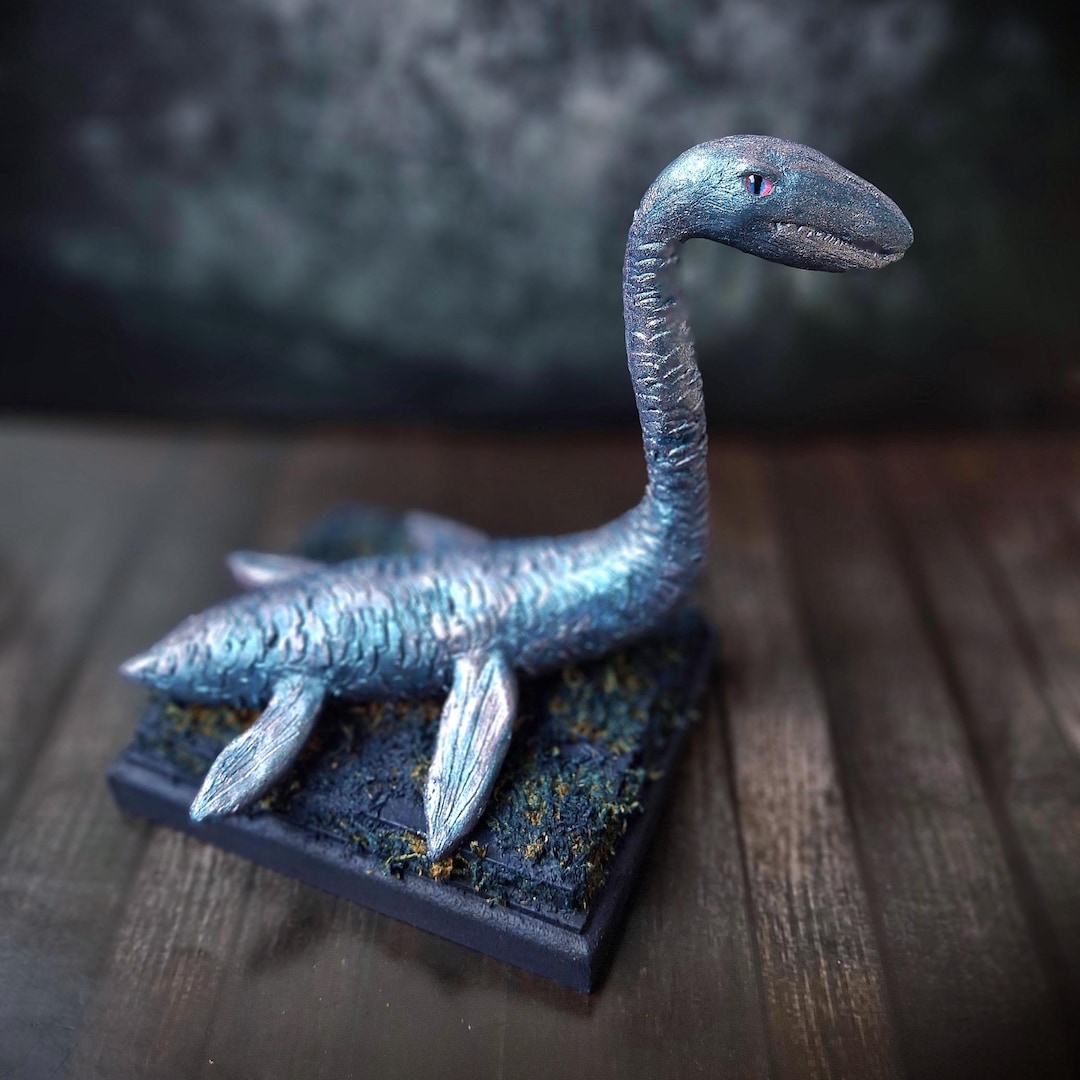 Loch Ness Monster Figurine: Cryptozoology Creature Doll, Mythical Beast ...