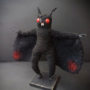 Mothman Doll, Cryptid Decor, Cryptozoology, West Virginia - Etsy