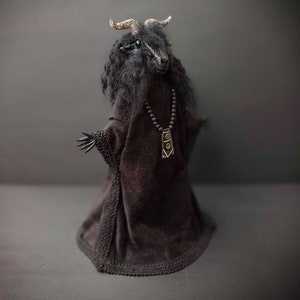 Black Phillip Goat Art Doll, the Witch, Baphomet, Gothic Decor ...