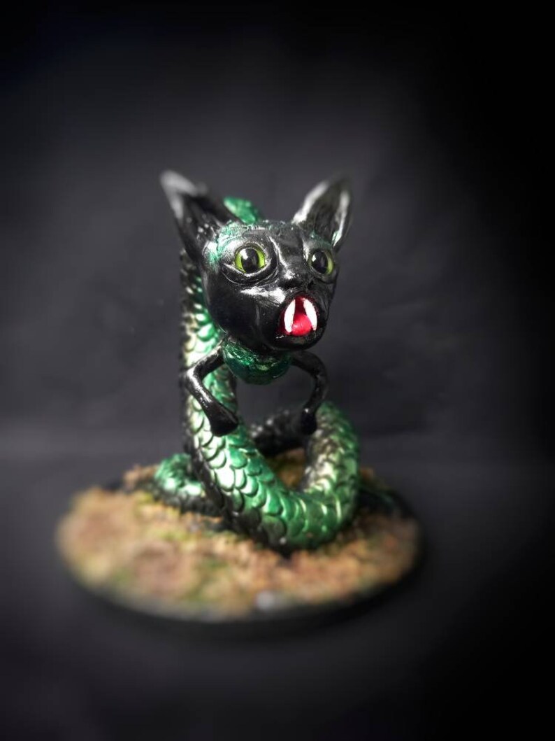 Tatzelwurm Cryptid Decor Creature Art Doll Mythology Art - Etsy