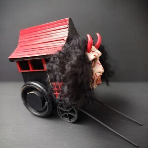 Oboroguruma Ox Cart Yokai, Japanese Spirit Collectable Figurine, Ghost ...