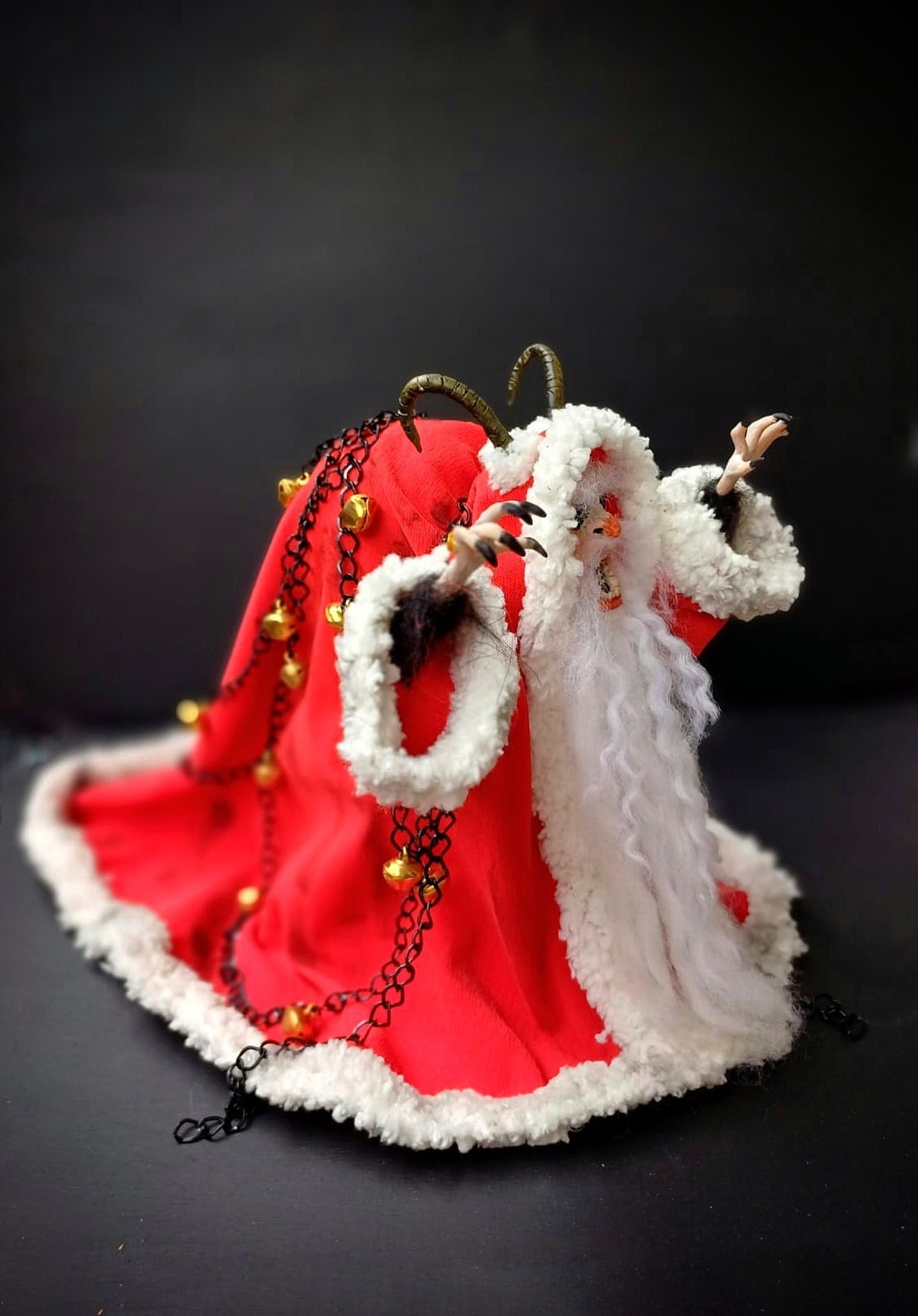 Krampuslauf Krampus Figure, Creepy Christmas Doll, Krampusnacht, Devil ...