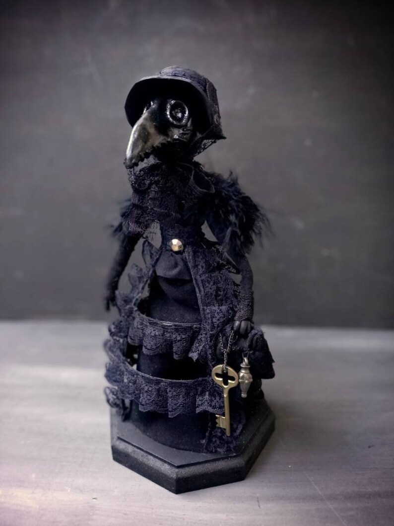Plague Doctor Art Doll Plague Nurse Medieval Gothic Decor - Etsy