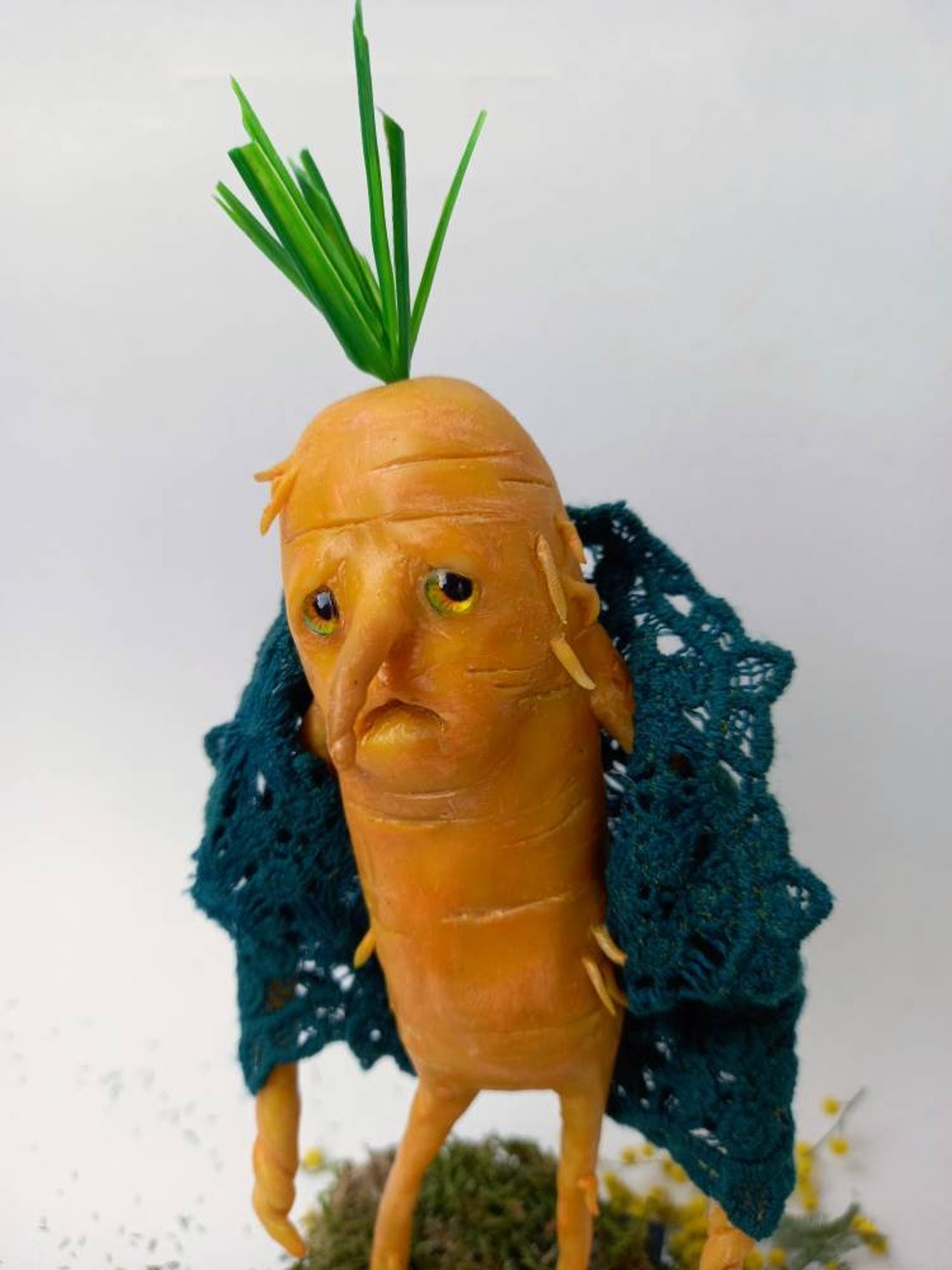 Mr. Carrot Vegetable Artdoll Creepy Garden | Etsy