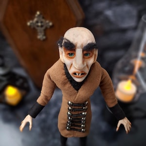 Nosferatu Doll: Count Orlock Vampire Figure - Classic Horror Gothic ...