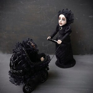 Gothic Vampire Doll, Creepy Horror Doll, Halloween Decor, Vampire Baby ...