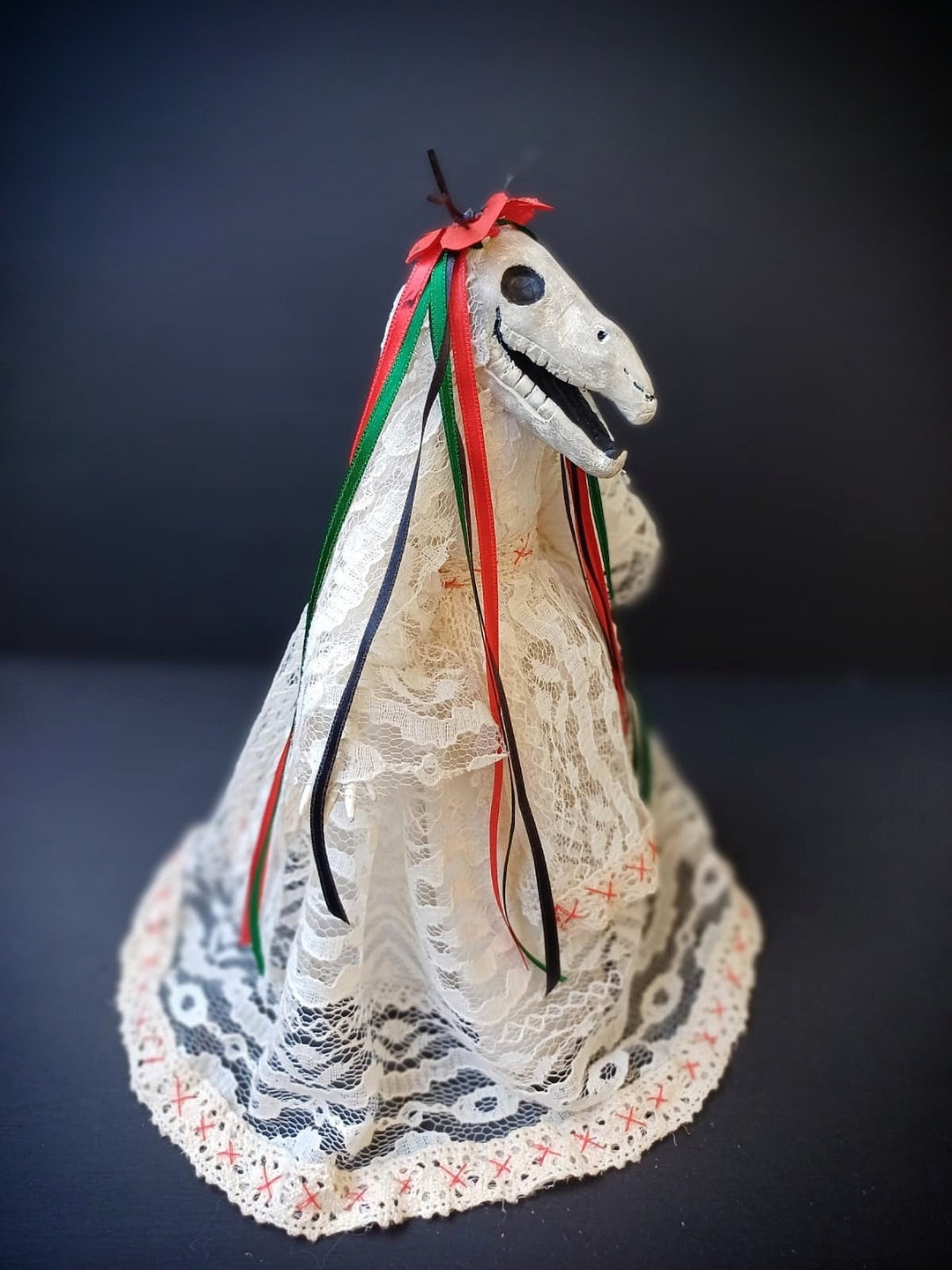 Mari Lwyd Folk Horror Art Doll, Welsh Folklore, Winter Solstice Yule ...
