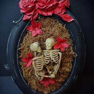 Skeleton Couple, Eternal Love, Till Death Do Us Apart, Gothic Valentine ...