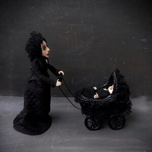 Gothic Vampire Doll, Creepy Horror Doll, Halloween Decor, Vampire Baby ...