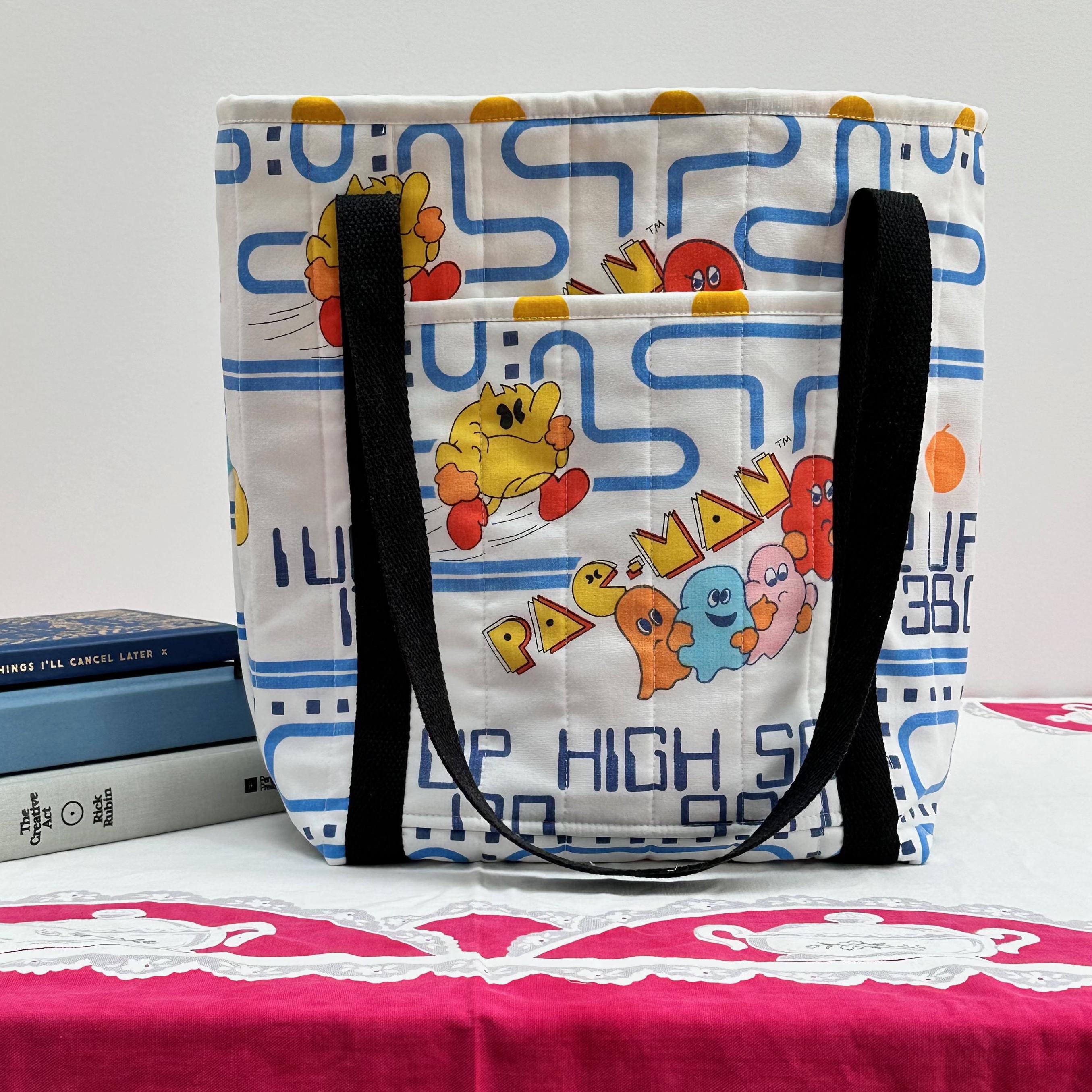 Library Tote Vintage Pac Man - Etsy