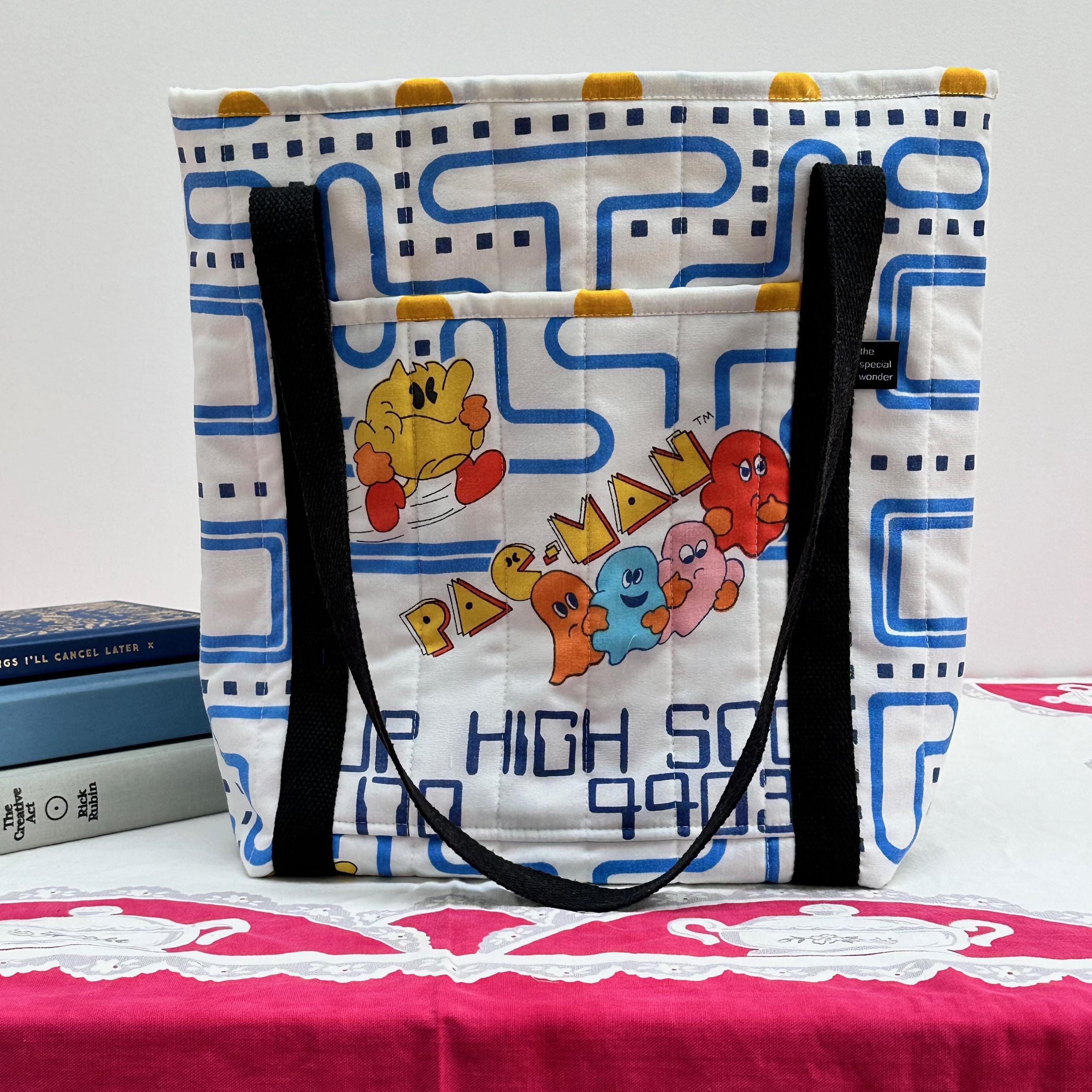 Library Tote Vintage Pac Man - Etsy