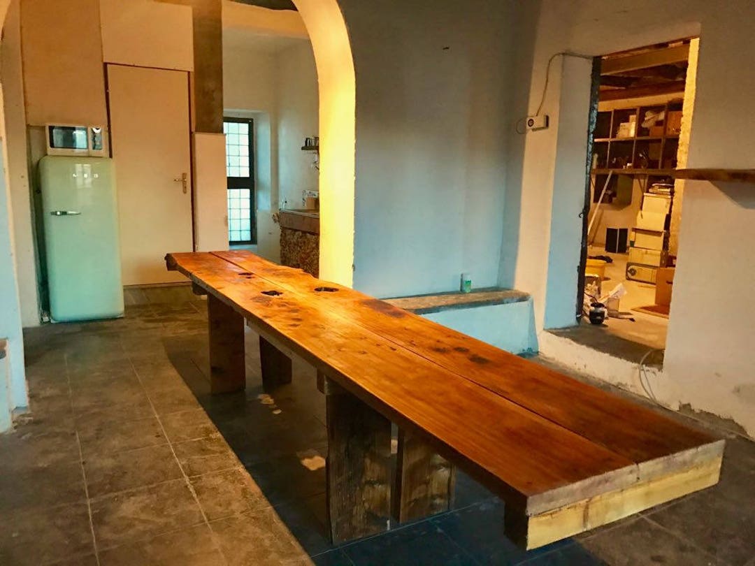 Cypress Wood Table - Etsy