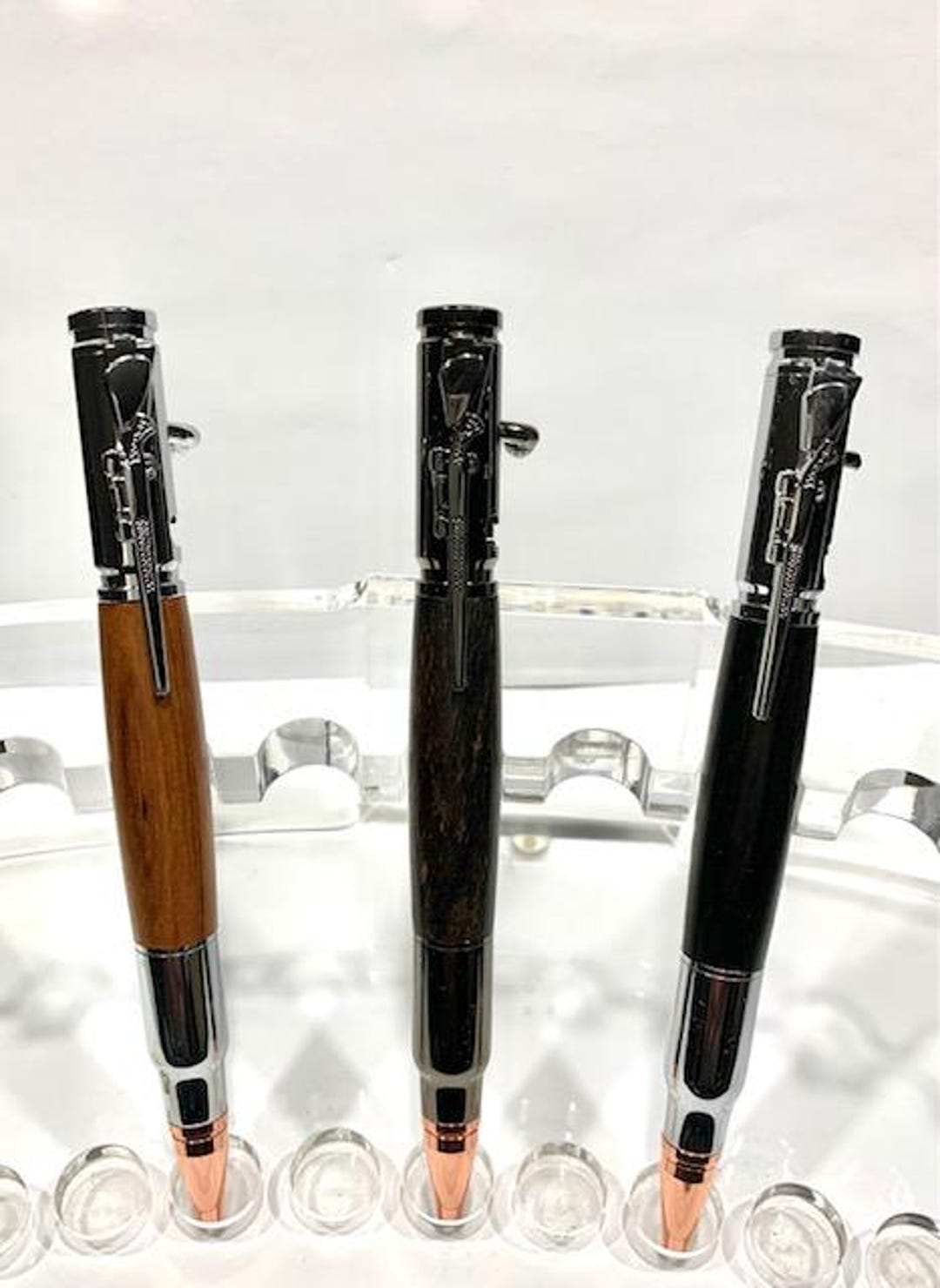 Rifle Pen, 30 Calibur Bolt Action Lever, Ballpoint Pen, With Multi-tone ...