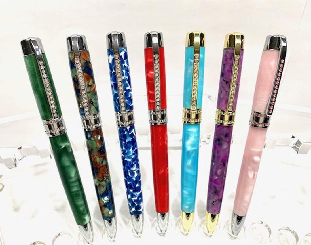 Princess Pens, Custom Pen, Handcrafted/hand Turned Pen, Ballpoint ...